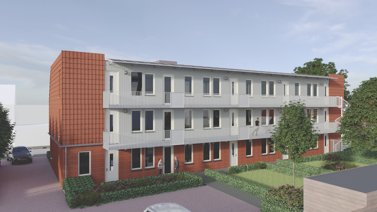 Nieuwbouw: appartementen Wilhelminastraat Breukelen - K3 architectuur